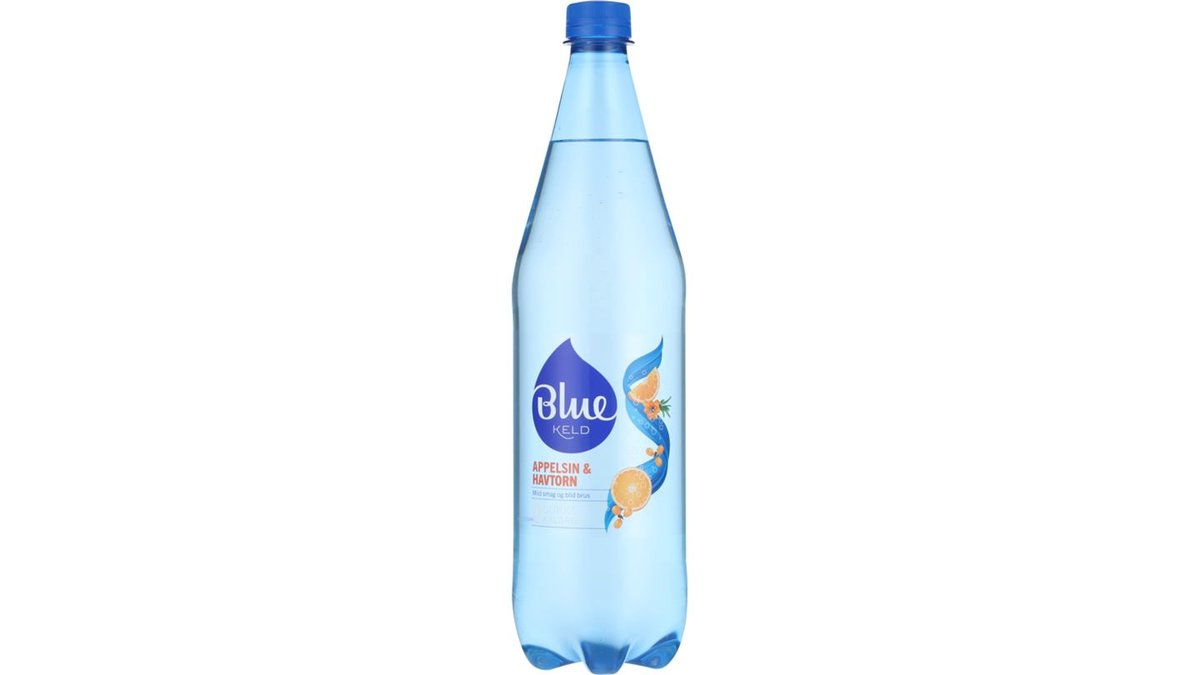 Danskvand m. appelsin & havtorn 1 l, Blue Keld | Wolt Market Kbh ...