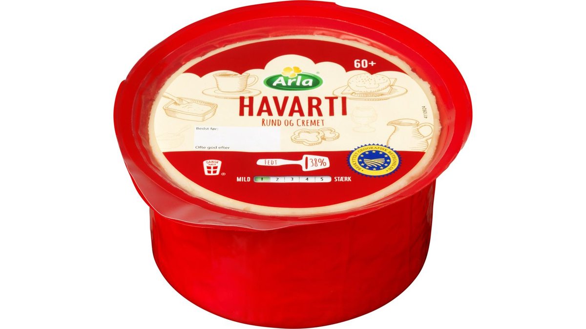 Havarti ost 60+, Arla | Wolt Market Aalborg Vesterbro | Wolt