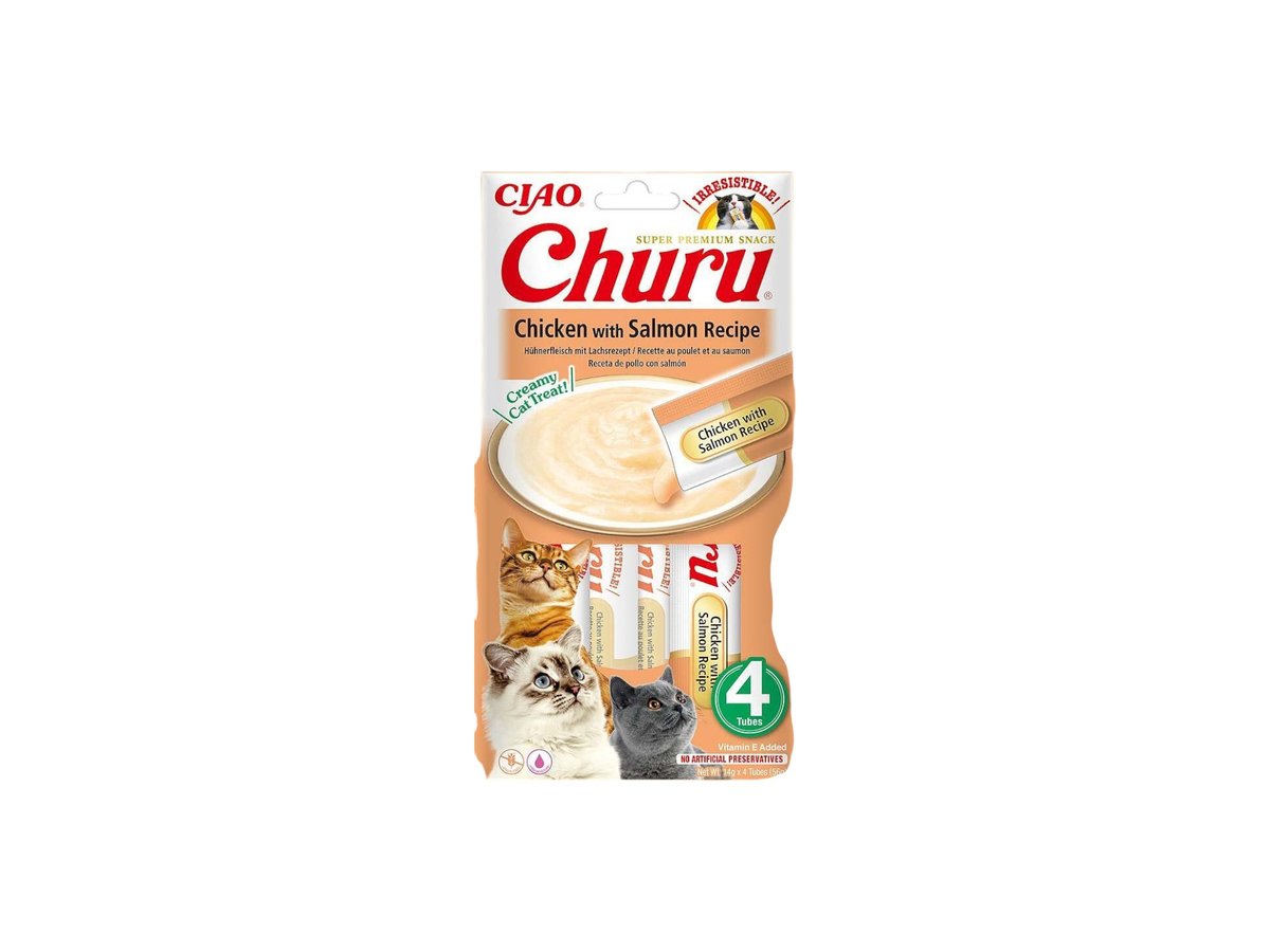 Cat Churu 4P: Chicken With Salmon Recipe | Petville Astir | Wolt