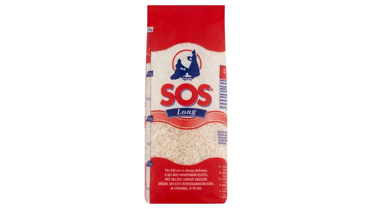 SOS Long"A"minőségű, hosszúszemű rizs, 500 g | Wolt Market Pécs | Wolt