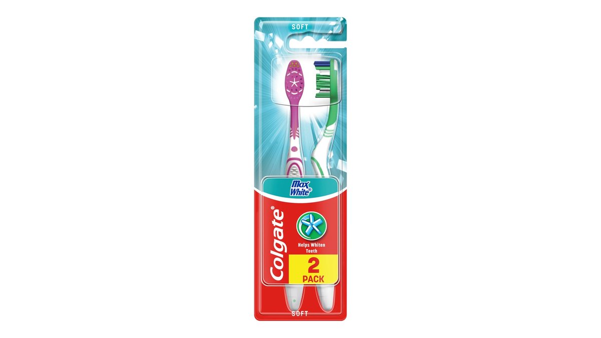 Colgate Max White Soft fogkefe, 2 db | Wolt Market Pécs | Wolt
