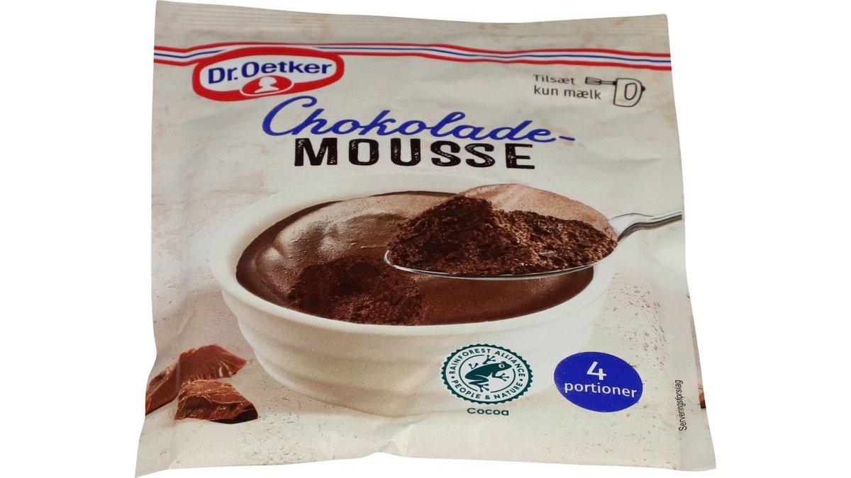 Chokolademousse, Dr. Oetker | Wolt Market Kbh Roskildevej | Wolt