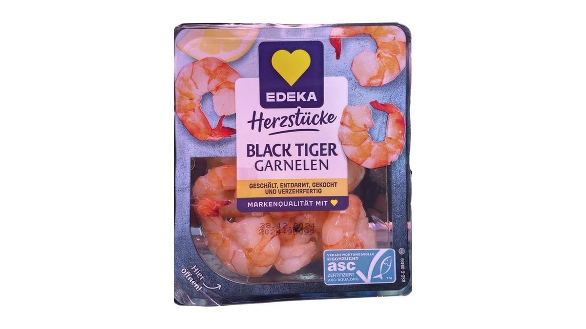 Edeka Herzstücke Black Tiger Garnelen | EDEKA Krombholz | Wolt