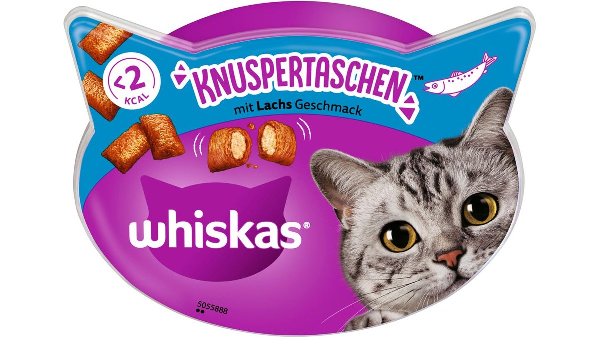 Whiskas Temptations mit Lachs, 60 g | REWE Michael Roth ohG | Wolt