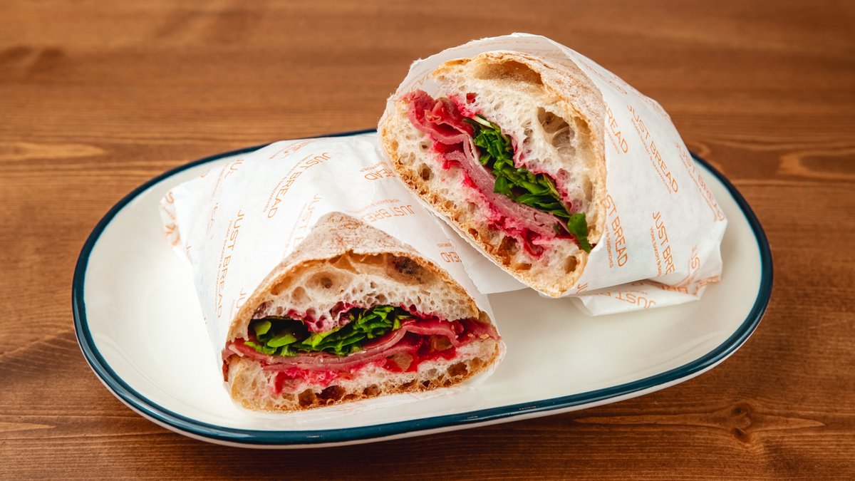 Sandwich Rose Beef | Just Bread | Wolt
