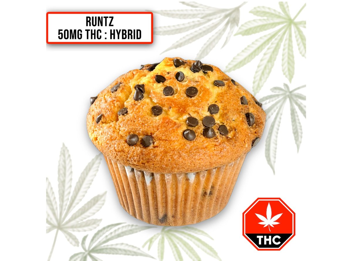 Runtz Hybrid Cannabis Muffin (50Mg THC) | Aromatic Buds Marsa | Wolt