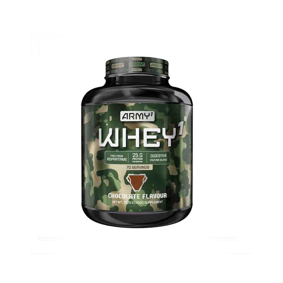 ARMY 1 WHEY 1 2270G - Chocolate | Pimp My Body Nicosia | Wolt