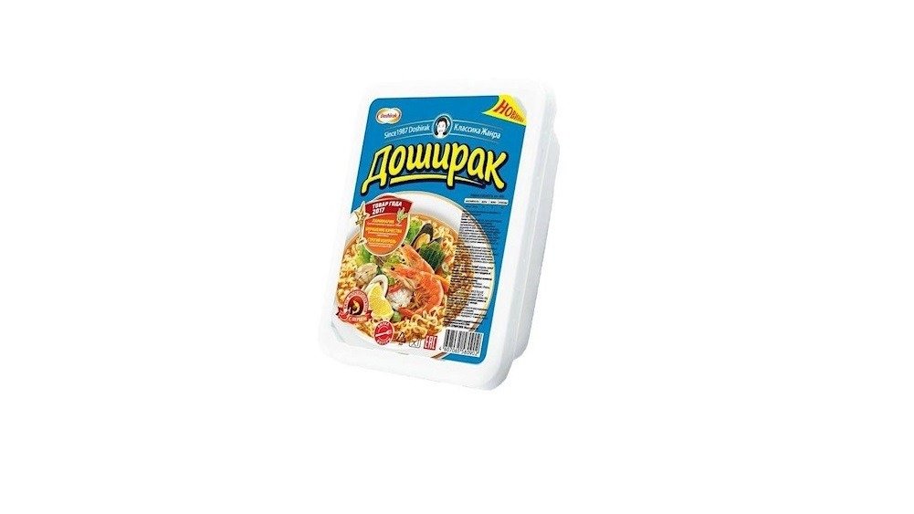 Doshirak Instant Noodles with Seafood Flavor 90g | Znak | Wolt