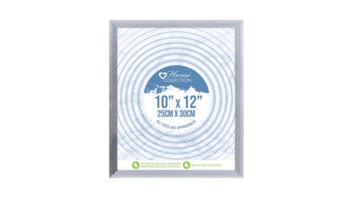 Cambridge Glass Frame Silver, 10cm X 12cm | Tal-Lira Fgura | Wolt