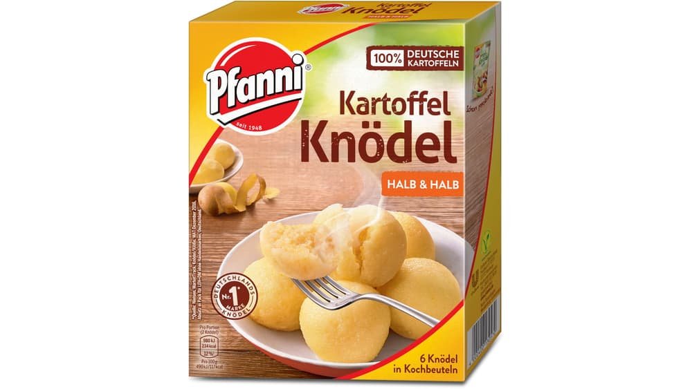 Pfanni Kartoffel Knödel Halb & Halb | Knuspr | Wolt