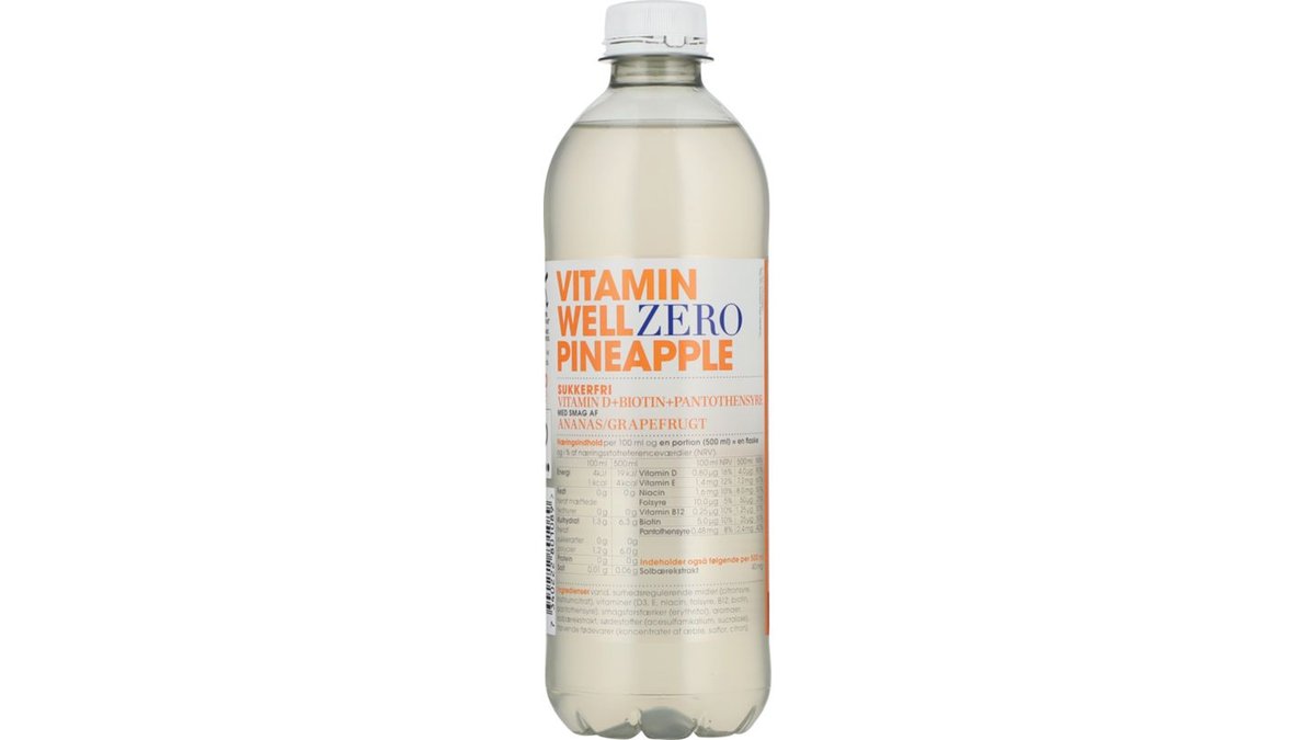 Vitamin Well Zero Pineapple | Wolt Market Søborg Telefonvej | Wolt