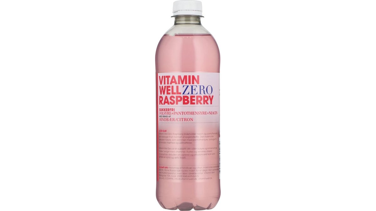 Vitamin Well Zero Raspberry | Wolt Market Kbh Landemærket | Wolt