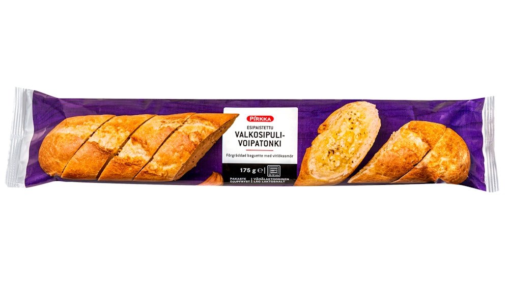 Pirkka esipaistettu valkosipulivoipatonki 175g pakaste | K-Supermarket ...
