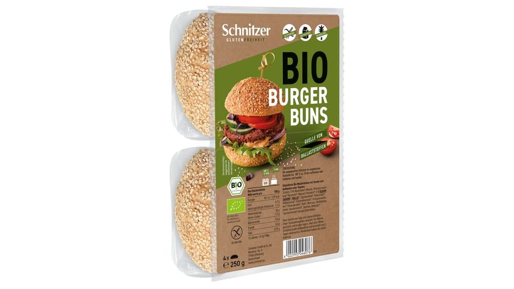 Schnitzer BIO Burger Buns glutenfrei | Knuspr | Wolt