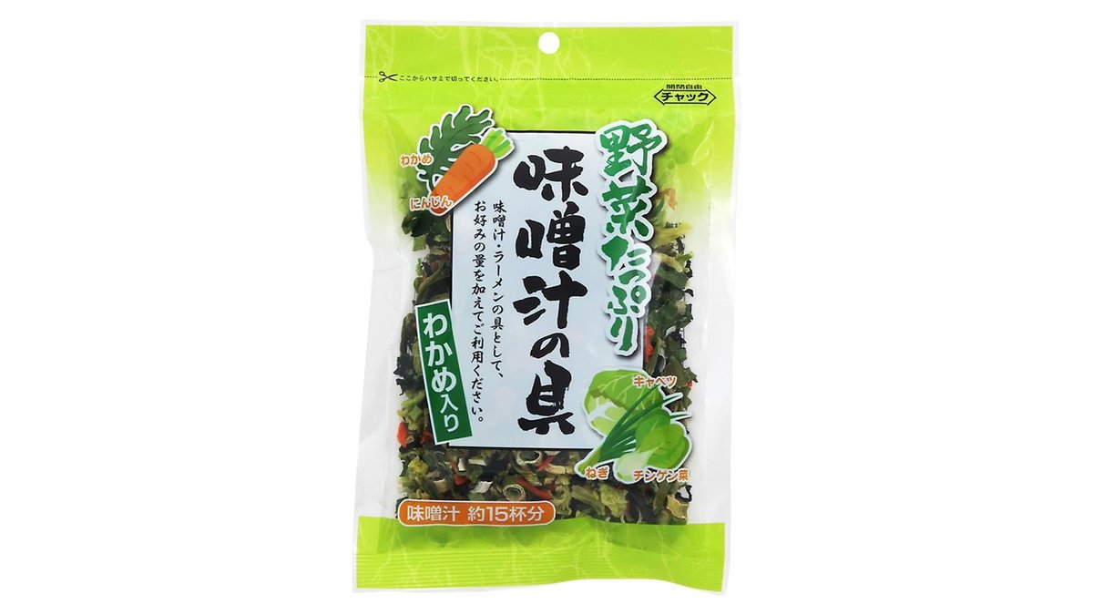 野菜たっぷり味噌汁の具(65g) | トライアルスマート 琴似店 | Wolt
