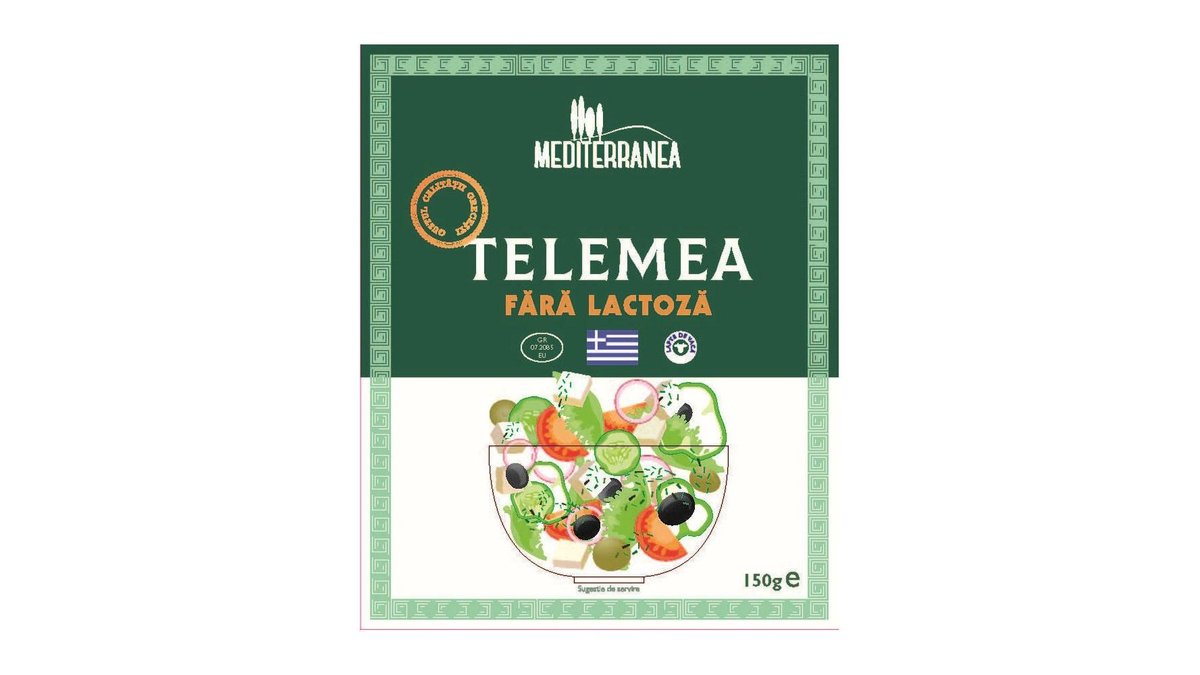 Telemea fara lactoza Mediterranea, 150 g | Auchan Hypermarket Timisoara ...
