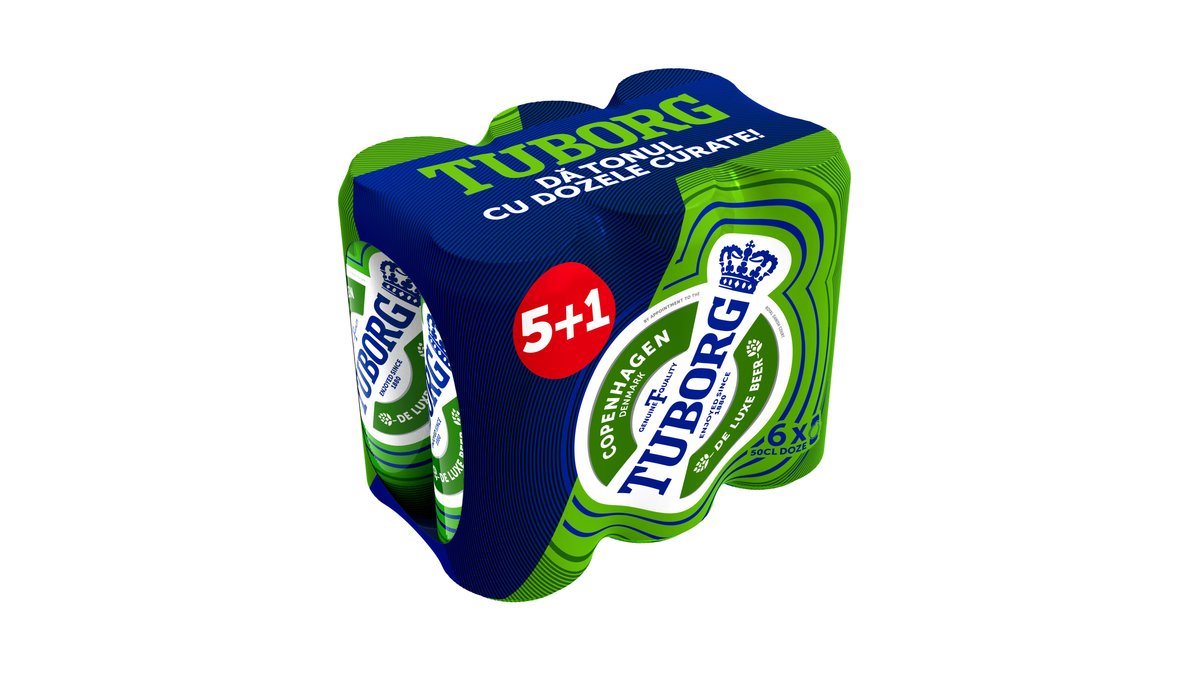 Tuborg bere blonda5% alcool 6x500 ml | Penny Circumvalatiunii (4460) | Wolt