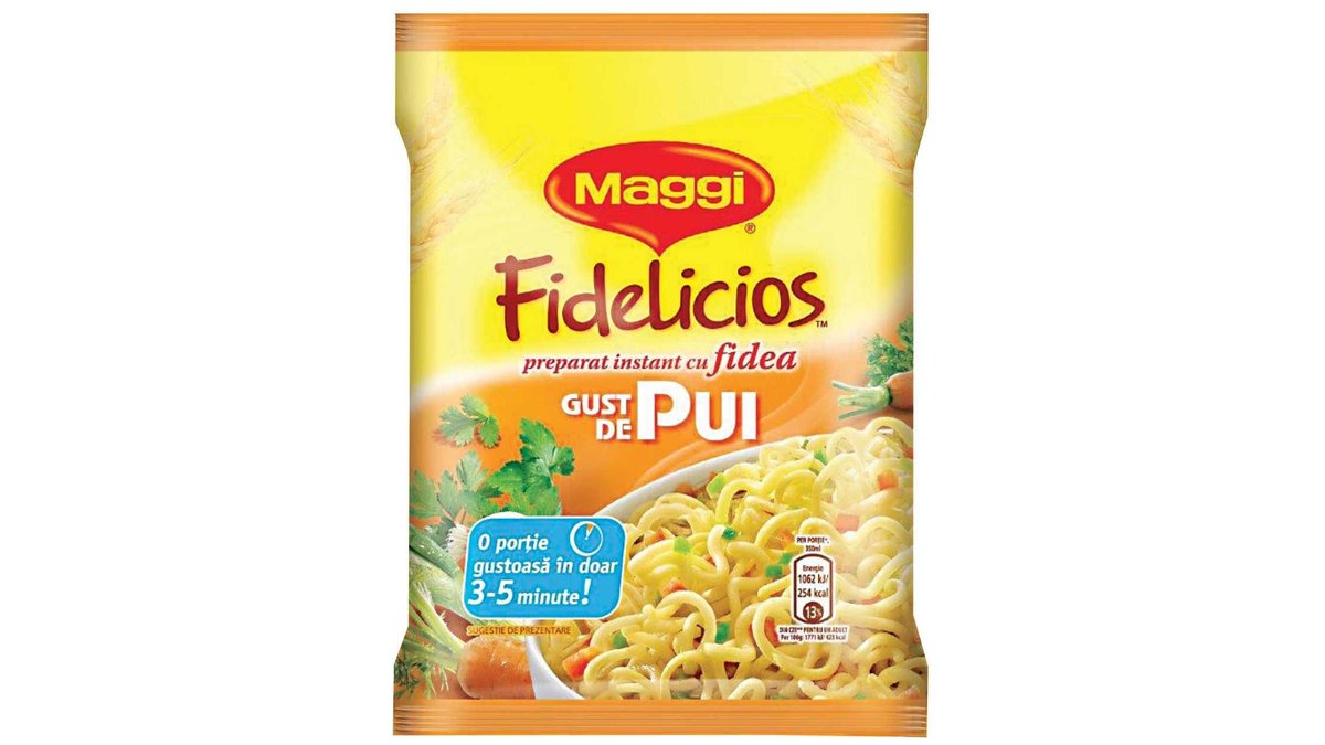 Maggi Fidelicios Supa instant cu gust de pui 59.2 g | Penny Izvoare ...