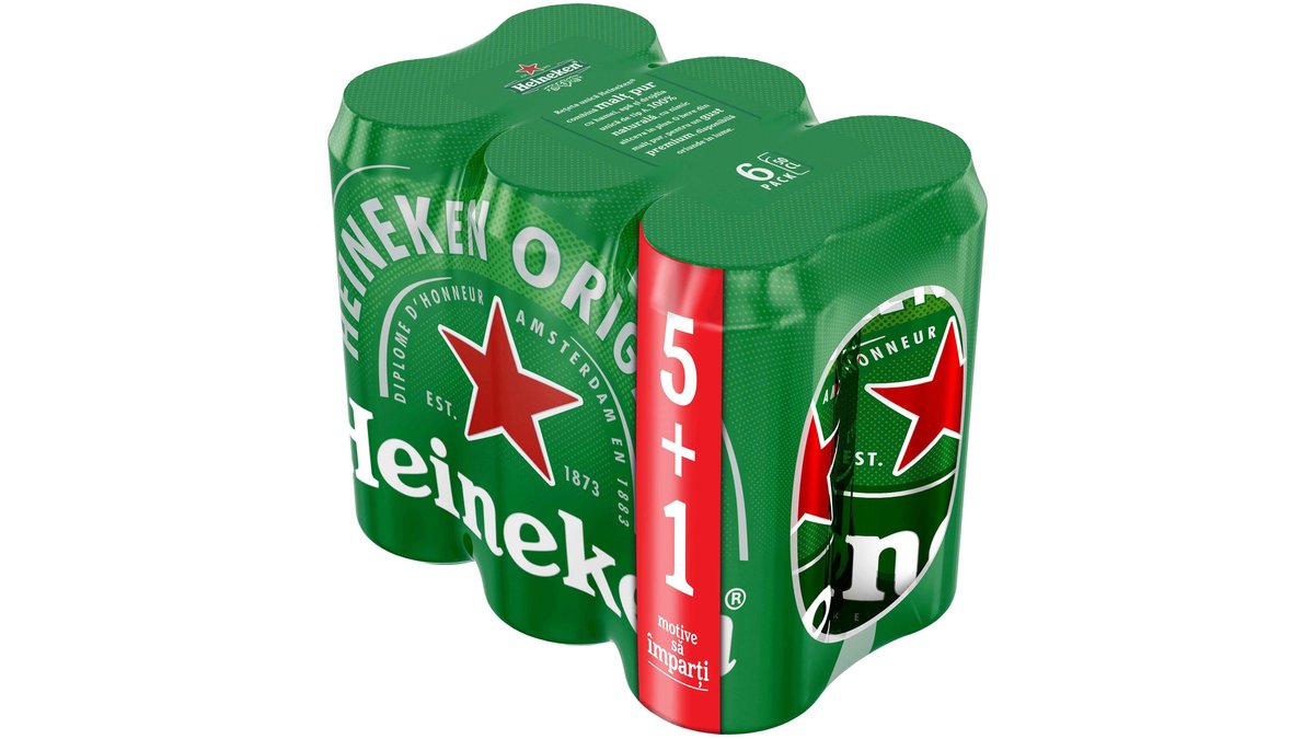 Heineken bere blonda 5% alcool 6x500 ml | Penny Chiajna (4684) | Wolt