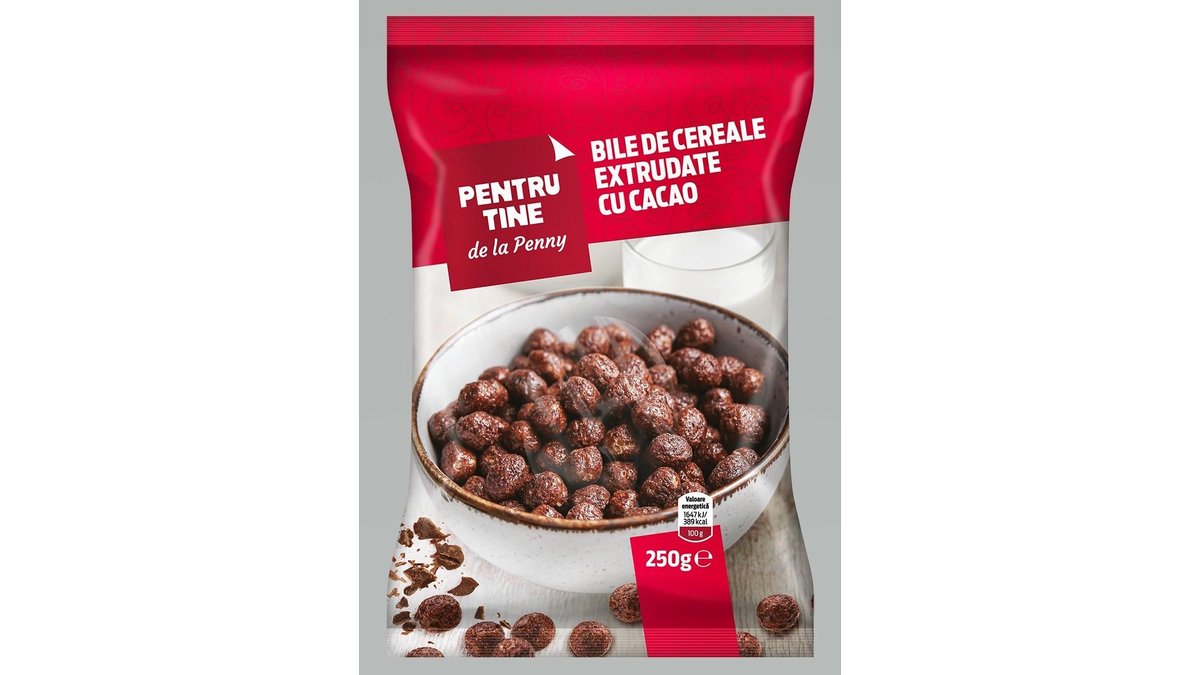 Pentru tine de la PENNY Bile de cereale extrudate cu cacao 250 g ...
