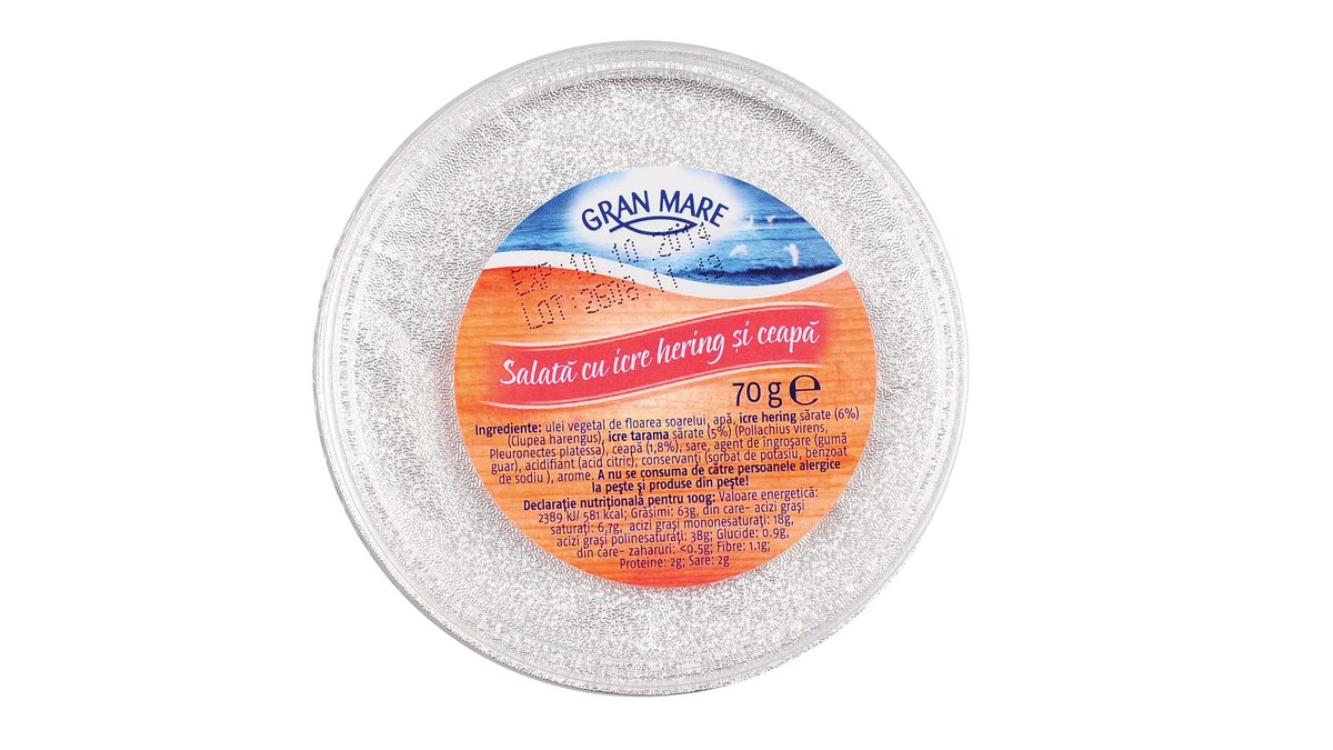 Gran Mare Salata cu icre de hering cu ceapa 70 g | Penny Bercerni (4723 ...