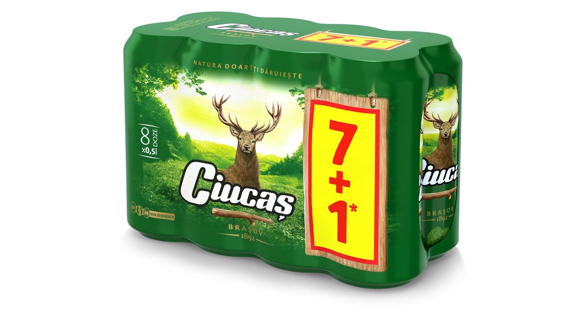 Ciucas Bere blonda 4,6% alcool 8 x 500 ml | Penny Theodor Pallady (4469 ...