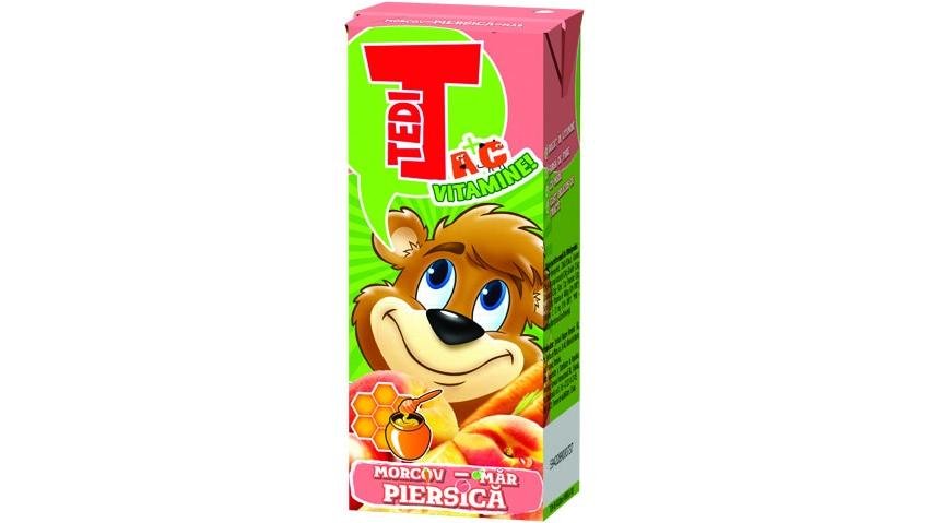 Tedi Suc cu morcov, mar, piersica 200 ml | Penny Nasaud (4343) | Wolt