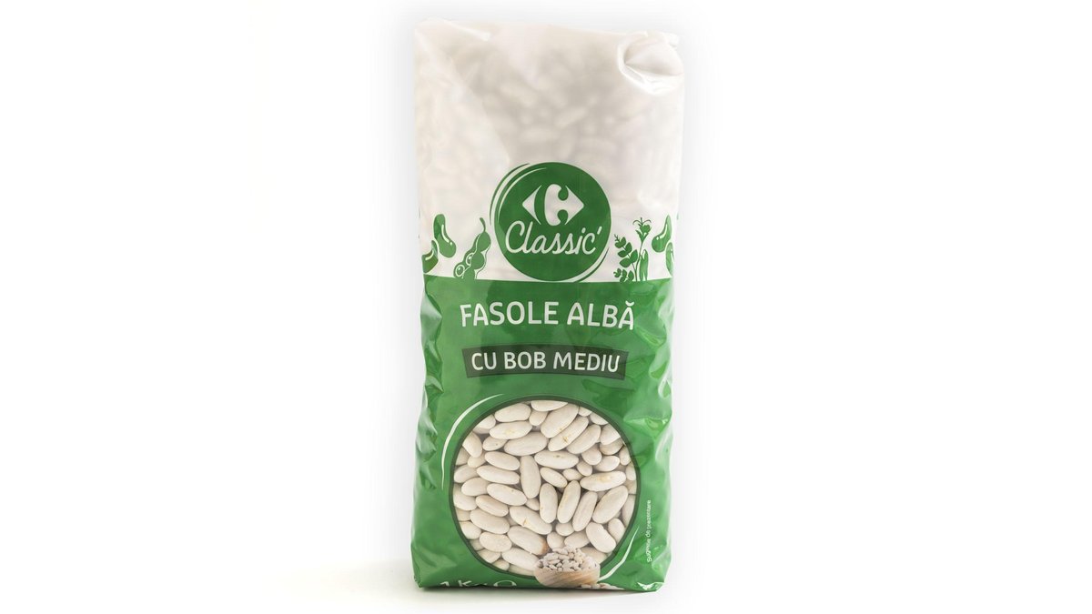 Fasole alba bob mediu Carrefour Classic 1kg | Carrefour Hypermarket ...