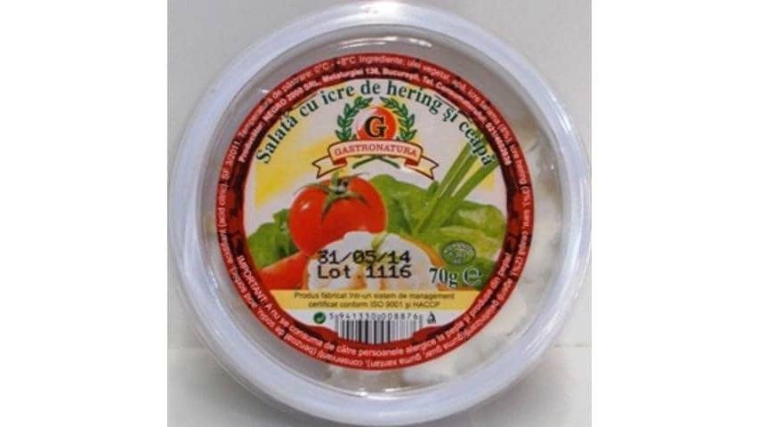 Salata cu icre de hering si ceapa Gastronatura 70g | Carrefour Liviu ...