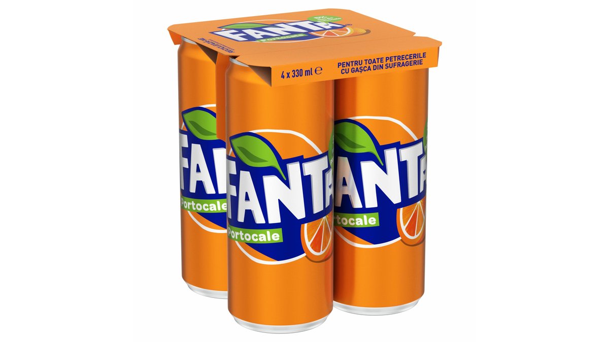 Fanta Portocale 4X0.33L | Carrefour Hypermarket Brasov AFI (6105) | Wolt