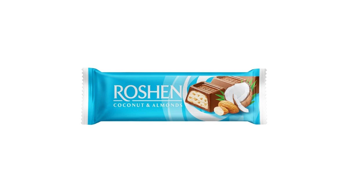Roshen Baton ciocolata cocos migdale 29 g | Penny Soarelui (4512) | Wolt