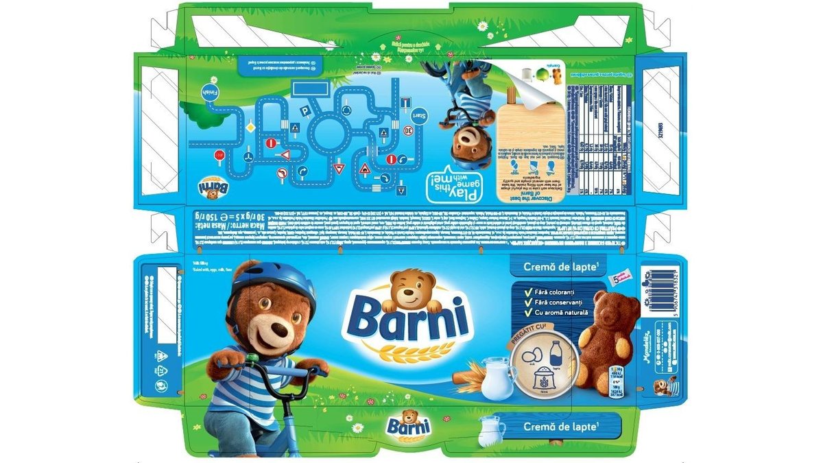 Barni cu crema de lapte 150g | Carrefour Hypermarket Obor (9138) | Wolt