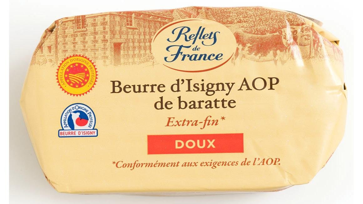 Unt D'Isigny AOP 82% grasime, Reflets de France 250g | Carrefour Hypermarket Obor (9138) | Wolt