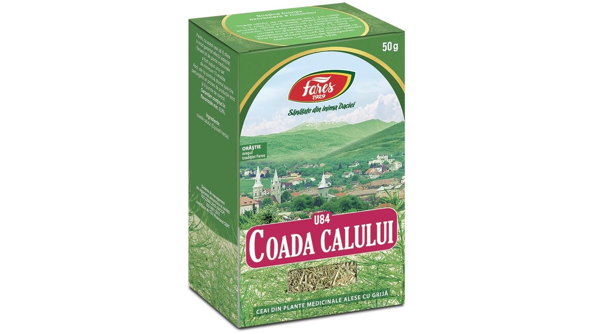 Ceai Coada Calului, iarba Fares 50g, punga | Carrefour Hypermarket ...