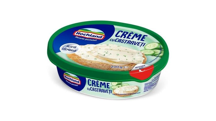 Crema de branza proaspata cu castraveti 200g Hochland Creme | Carrefour ...
