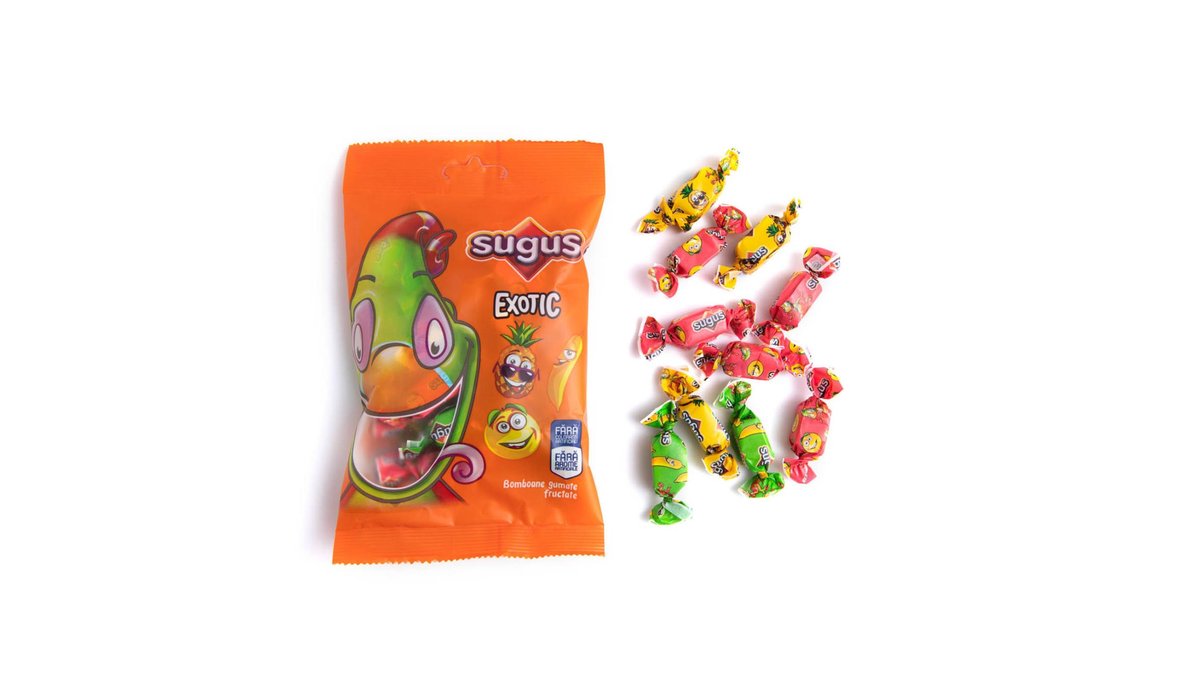 Bomboane Gumate Cu Aroma De Fructe Exotic Sugus 80 G | Carrefour Tudor Vladimirescu (6114) | Wolt