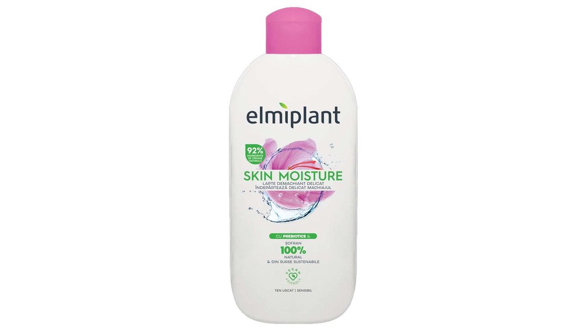 Lapte Demachiant Catifelat Pentru Ten Sensibil Skin Moisture Elmiplant 200 ML | Carrefour ...