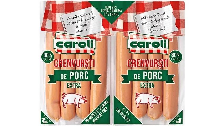 Caroli Crenvursti De Porc Extra 280G | Carrefour Hypermarket Baneasa (9155) | Wolt