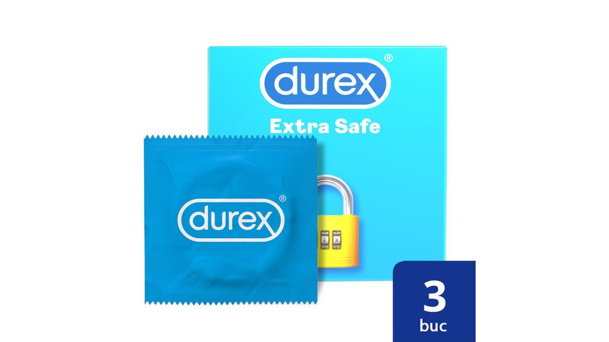 Prezervative Durex Extra Safe 3 Bucati | Carrefour Hypermarket Parklake ...