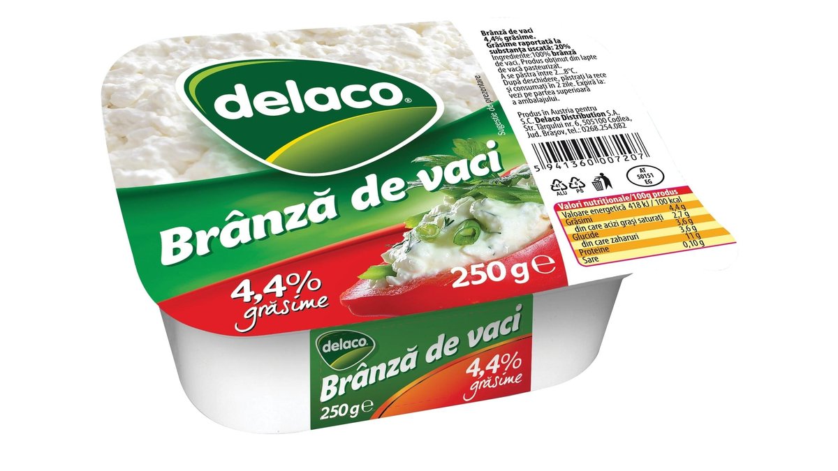 Delaco Branza proaspata vaci 250 g | Penny Otopeni (4568) | Wolt