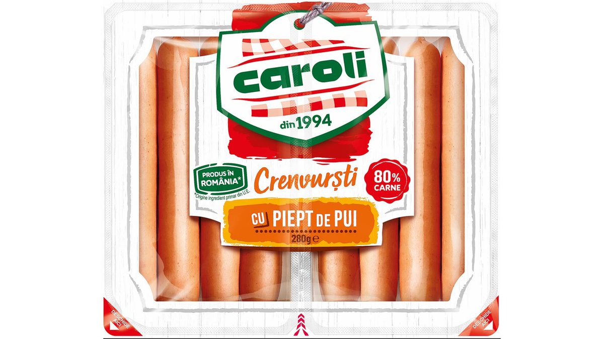 Caroli Crenvursti Cu Piept De Pui 280G | Carrefour Hypermarket Vulcan ...