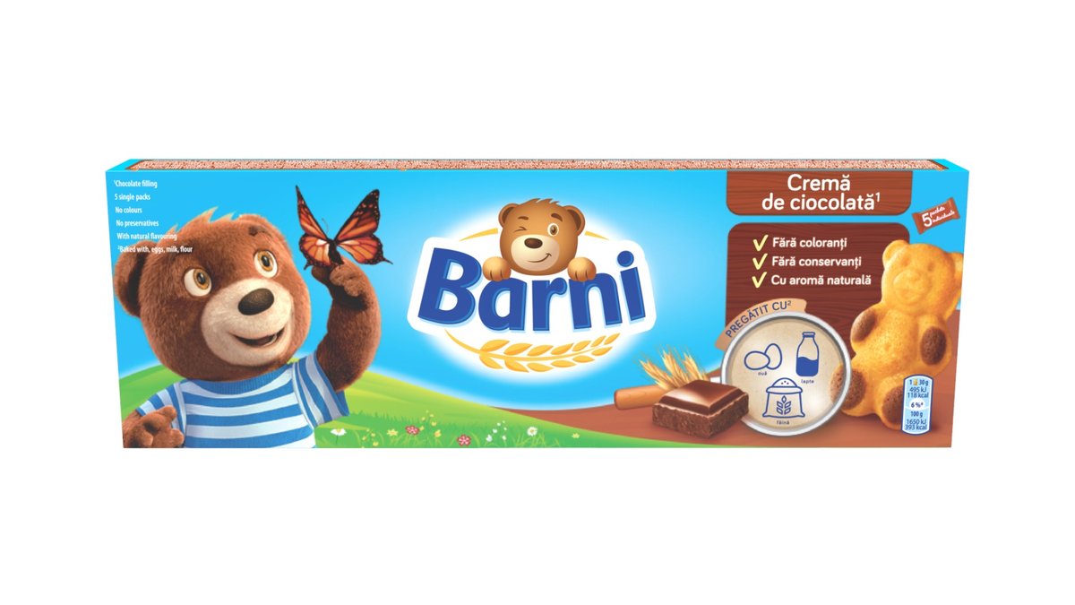 Barni cu crema de ciocolata 150g | Carrefour Hypermarket Vulcan (9109) | Wolt