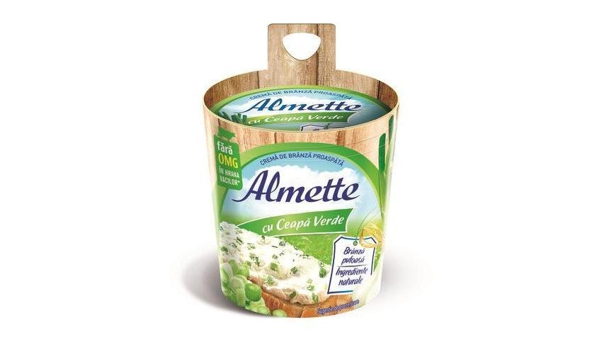 Crema de branza pufoasa cu ceapa verde Almette 150g | Carrefour Hypermarket Unirii (9191) | Wolt