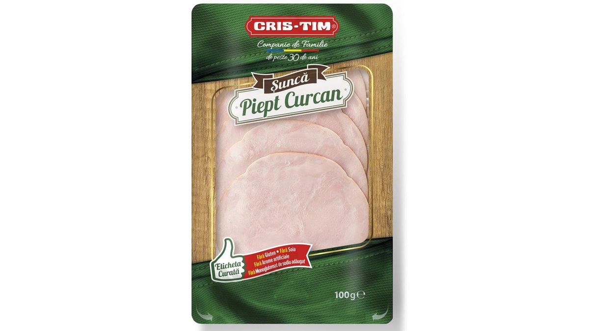 Sunca curcan 100 g Cris-Tim | Carrefour Hypermarket Vulcan (9109) | Wolt