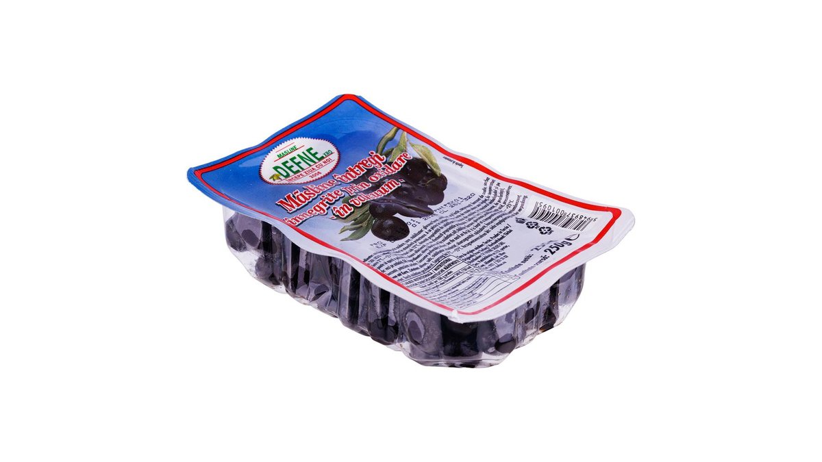 Masline negre intregi 250 g Defne | Carrefour Hypermarket Vulcan (9109 ...
