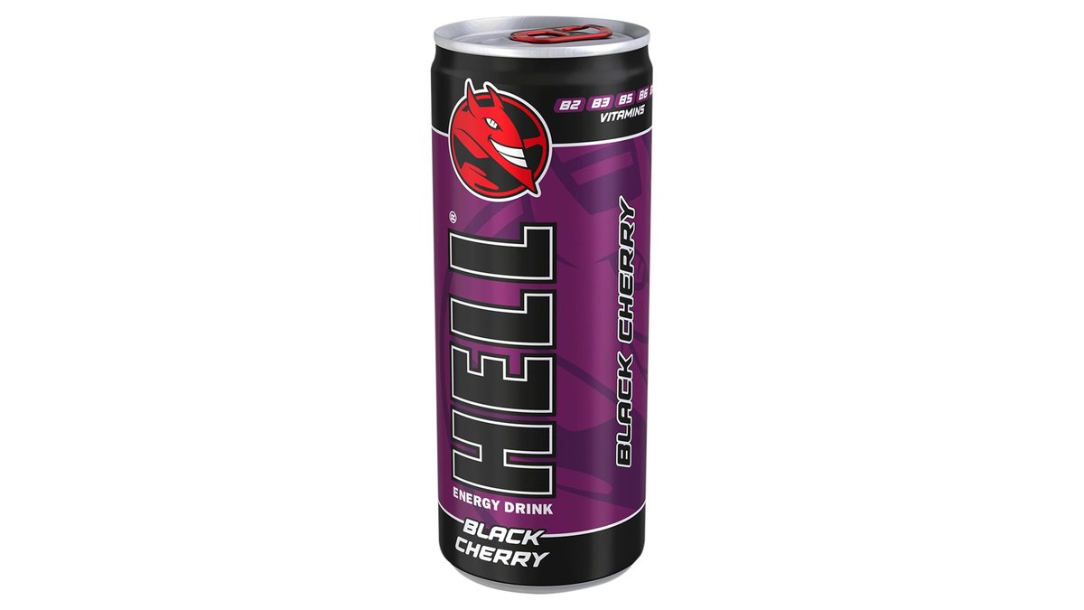 Hell Energy Drink Black Cherry 250Ml | Carrefour Hypermarket Parklake (9112) | Wolt