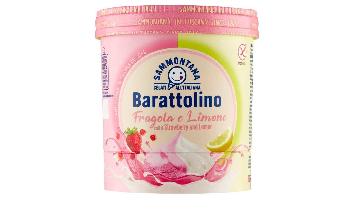 Inghetata capsuni si Lamaie 800 ML Sammontana | Carrefour Hypermarket ...