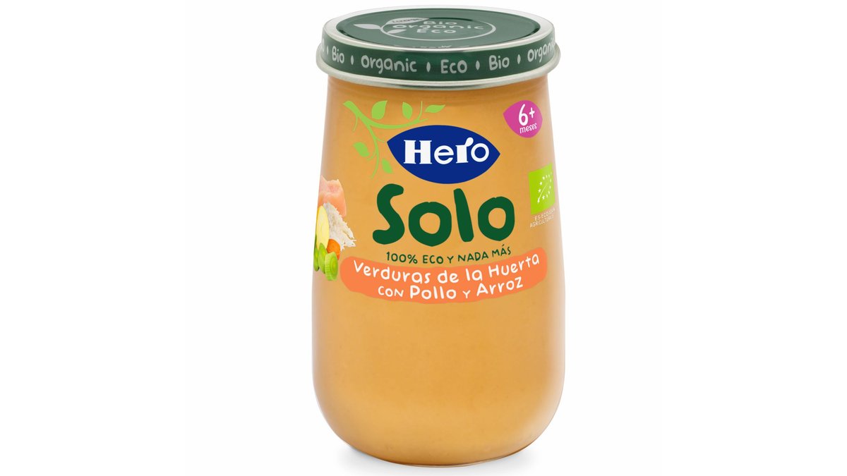 Piure de legume cu pui si orez 100%Bio +6luni Hero Baby Solo 190g ...