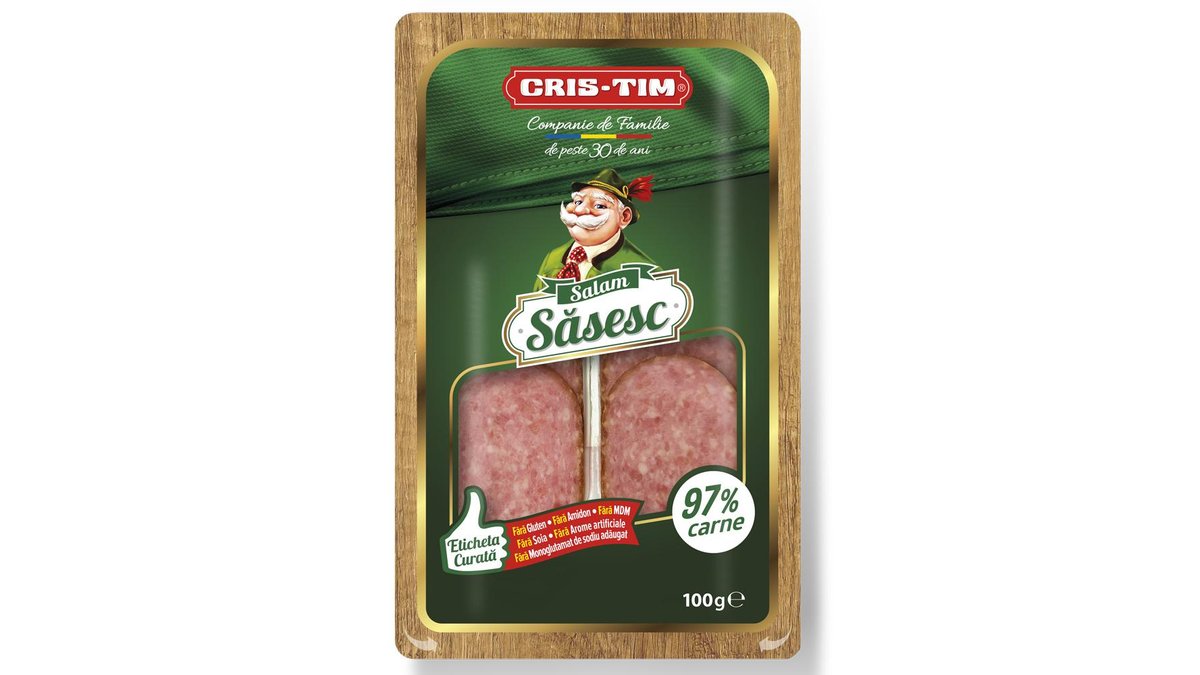 Salam Sasesc Cris-Tim 100 g | Carrefour Hypermarket Orhideea (9152) | Wolt