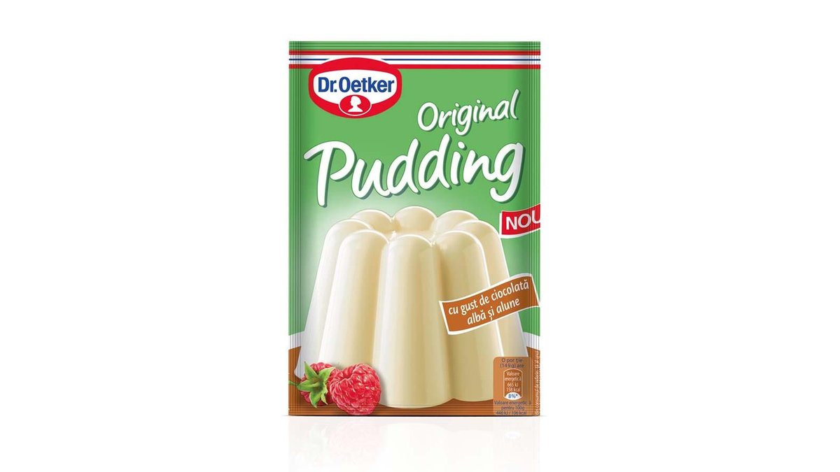 Budinca Cu Gust De Ciocolata Alba & Alune Dr. Oetker | Carrefour ...